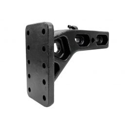 Pintle Hook Mount with Anti-Rattle Screw fits 3 Inch Receiver Hitch ...
