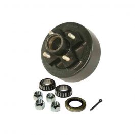 Trailer Hub And Drum Assembly W/ EZ Lube Grease Cap & Plug, 4 On 4 ...